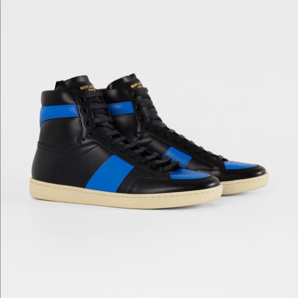 Yves Saint Laurent | Shoes | Ysl Royal Ble Court Classic Sl High Tops ...